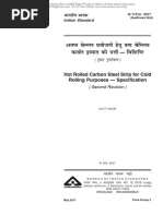 Is 513 Standards | PDF | Sheet Metal | Rolling (Metalworking)