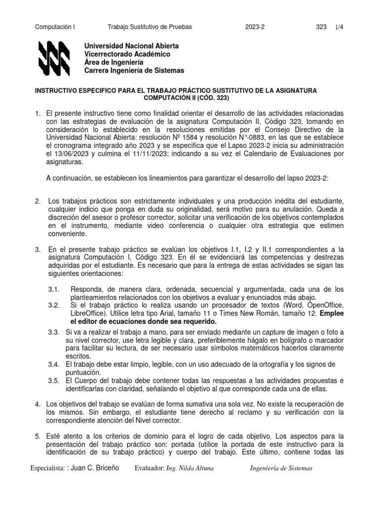 TSP 323 2023-2 | PDF