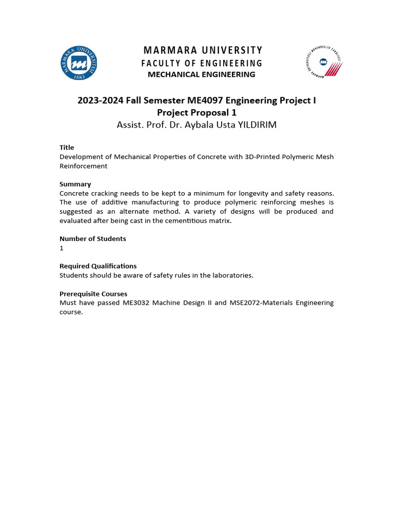 DR - Aybala YILDIRIM - Fall - 2023 - Project - Proposal - 1 | PDF