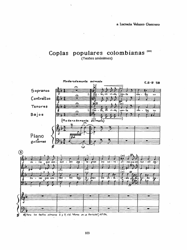 Coplas Populares Colombianas | PDF