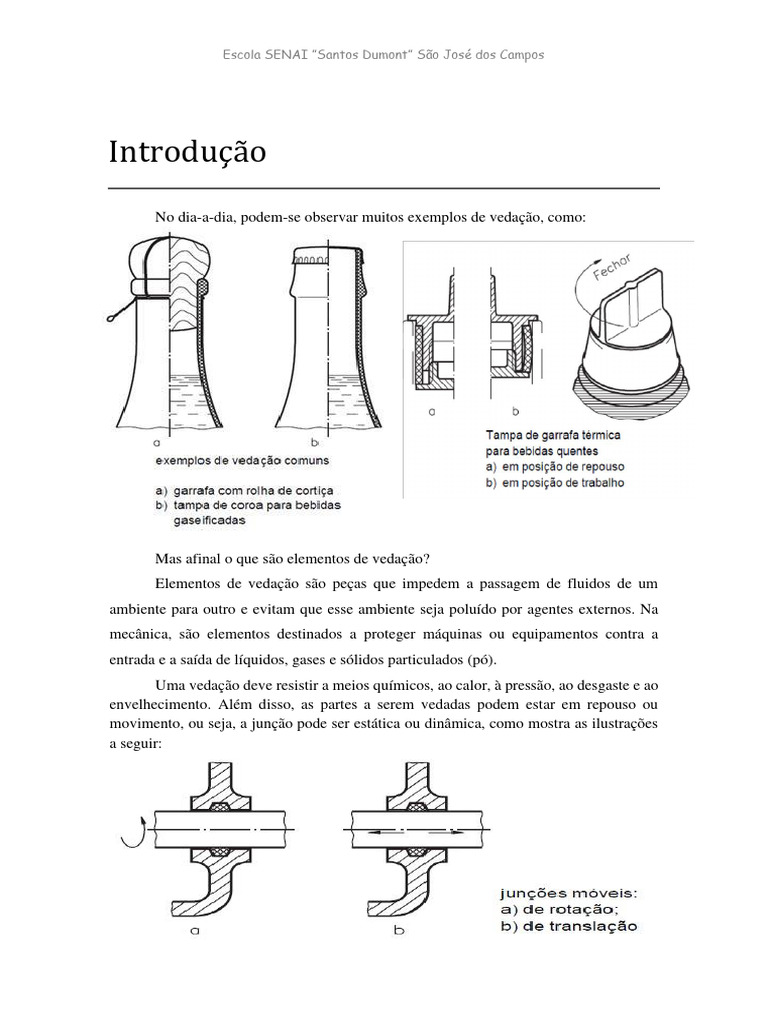 Elementos de Vedacao | PDF