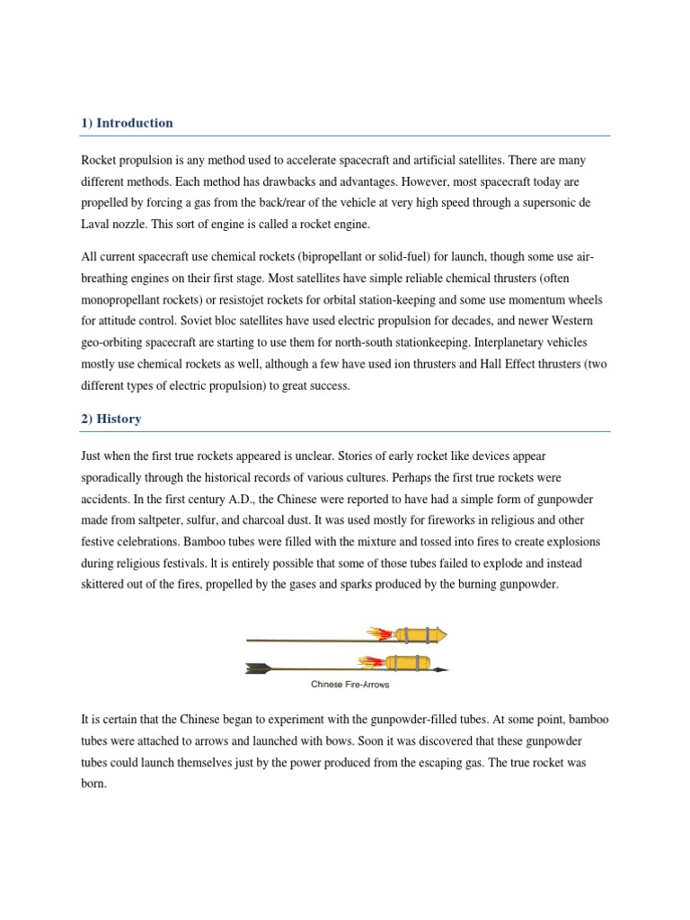 Rocket Propulsion Report Final | PDF | Rocket Engine | Rocket Propellant