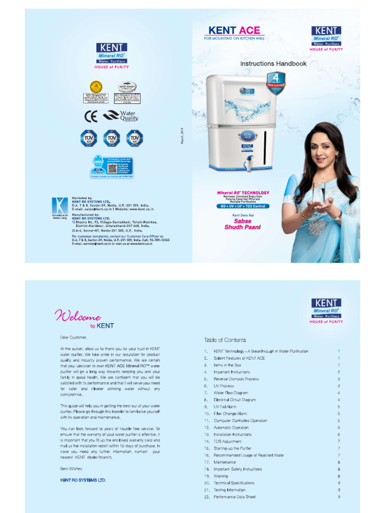 kent-ace-user-manual | PDF