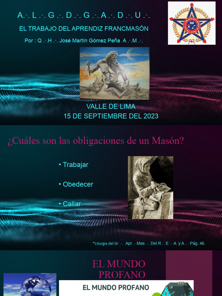 Exposicion Del Aprendiz Masón | PDF