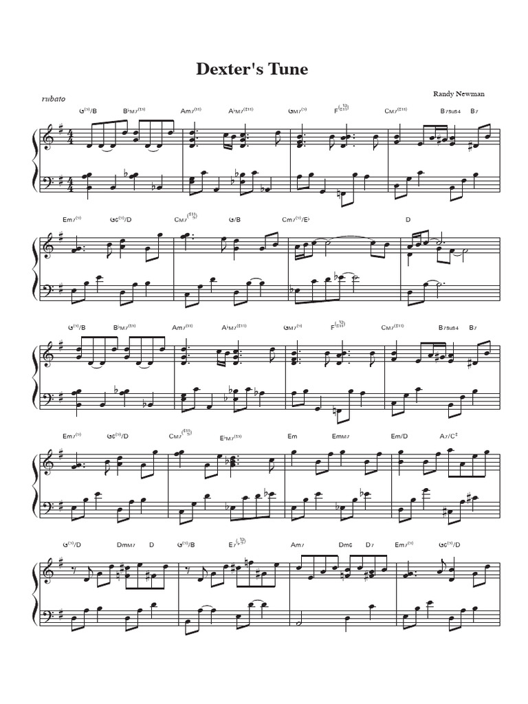 Dexter's Tune - Score | PDF
