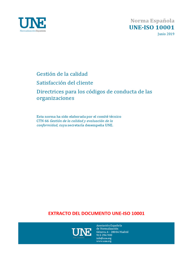 Iso - 1001 - 2018 Codigo de Conducta | PDF | Comportamiento | La ...