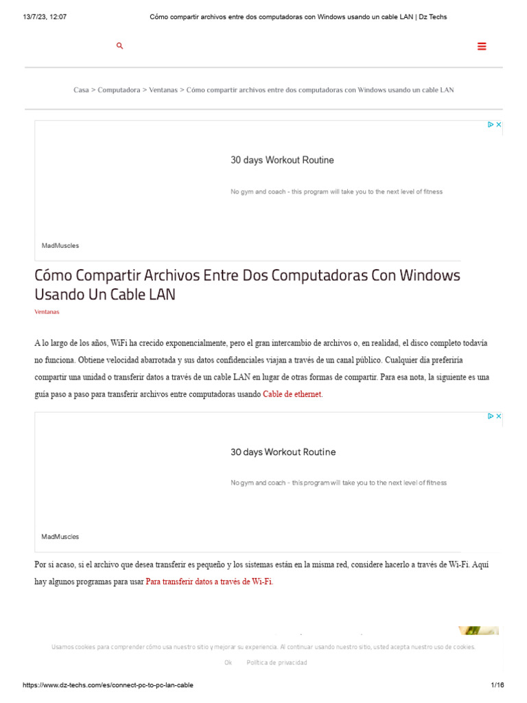 Cómo Compartir Archivos Entre Dos Computadoras Con Windows Usando Un ...