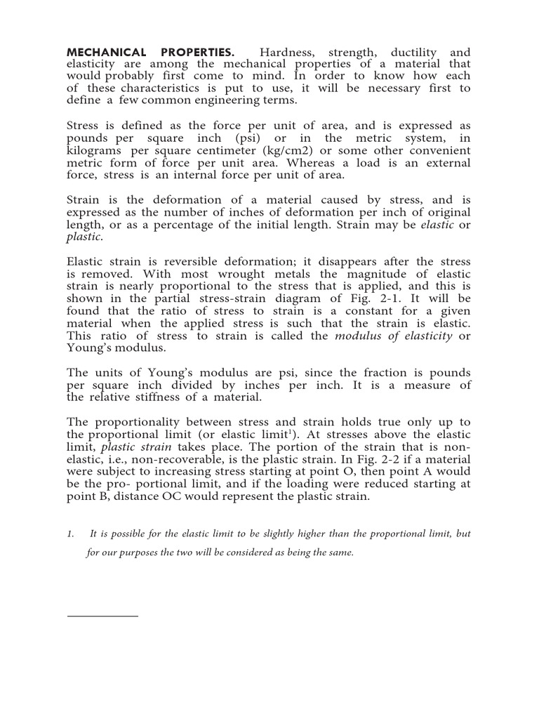 2.2 Mechanical Properties | PDF