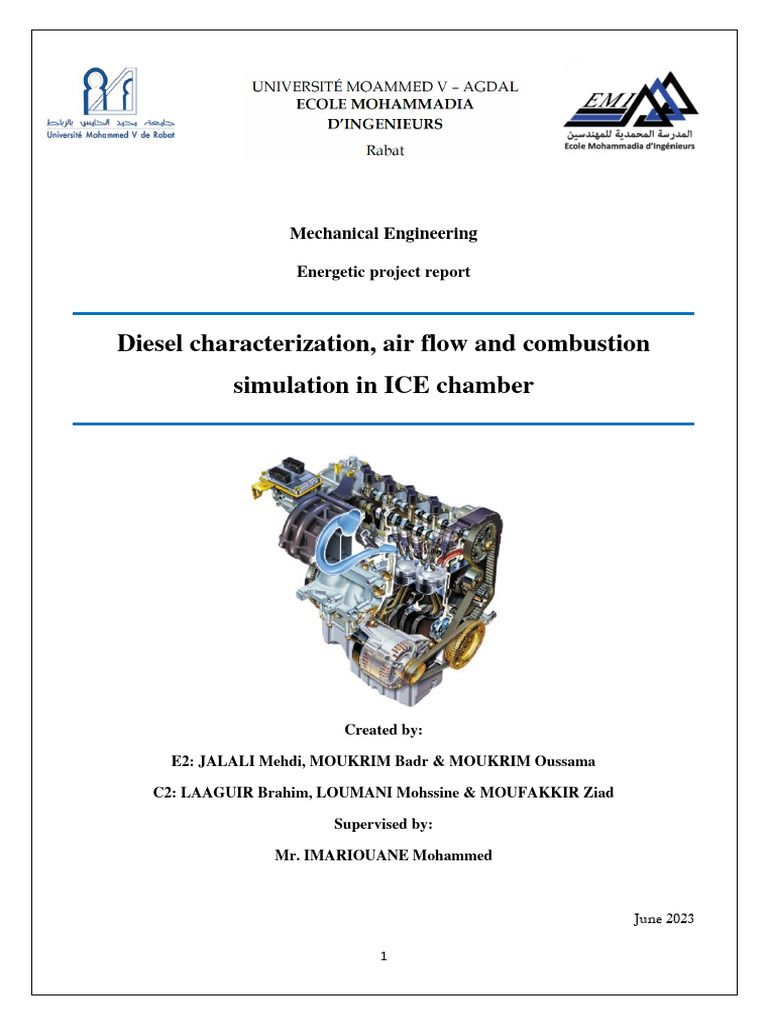 Energetic Project Report - E2 - C2 | PDF | Internal Combustion Engine ...