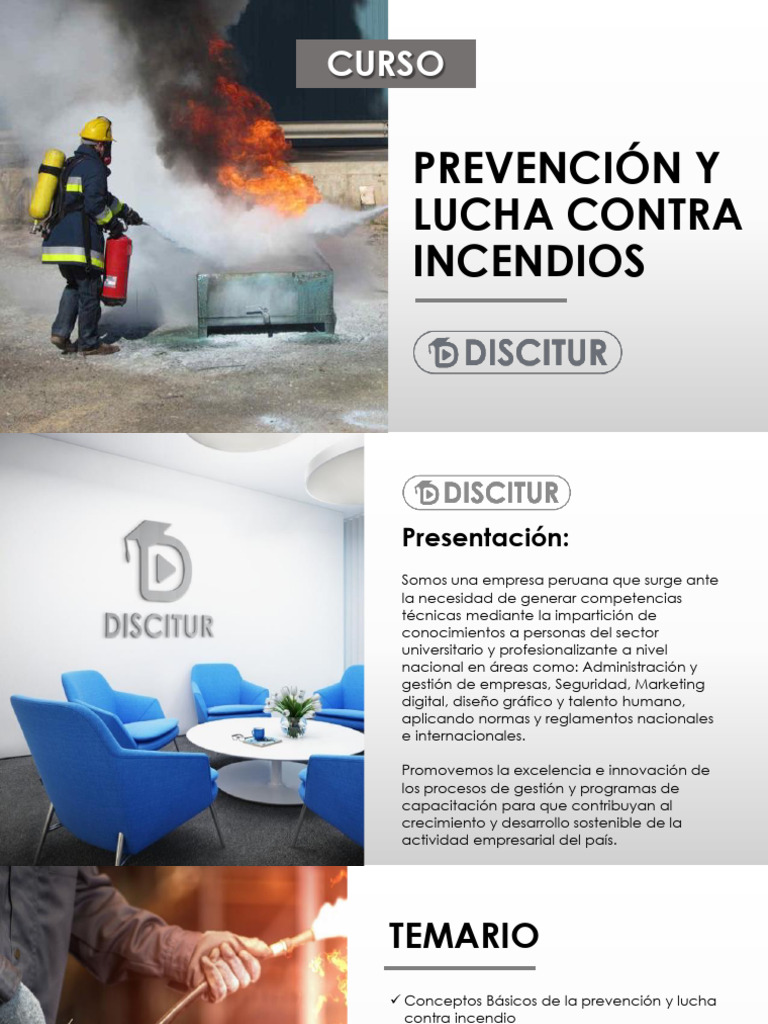 Lucha Contra Incendio Exposicion PDF | PDF | Combustión | Combustibles