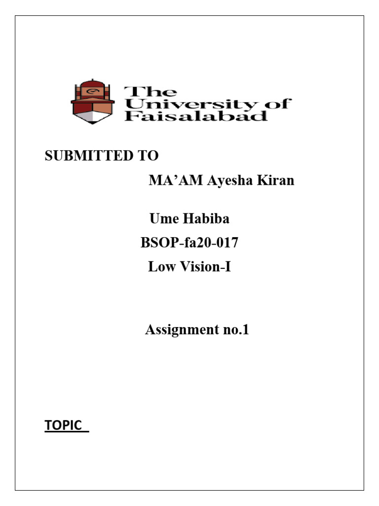 Low Vision | PDF | Ophthalmology | Health Care