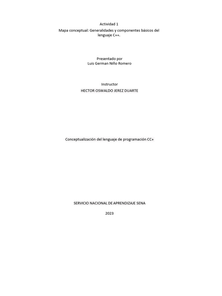 mapa-conceptual-lenguaje-c | PDF | C ++ | Lenguaje de programación