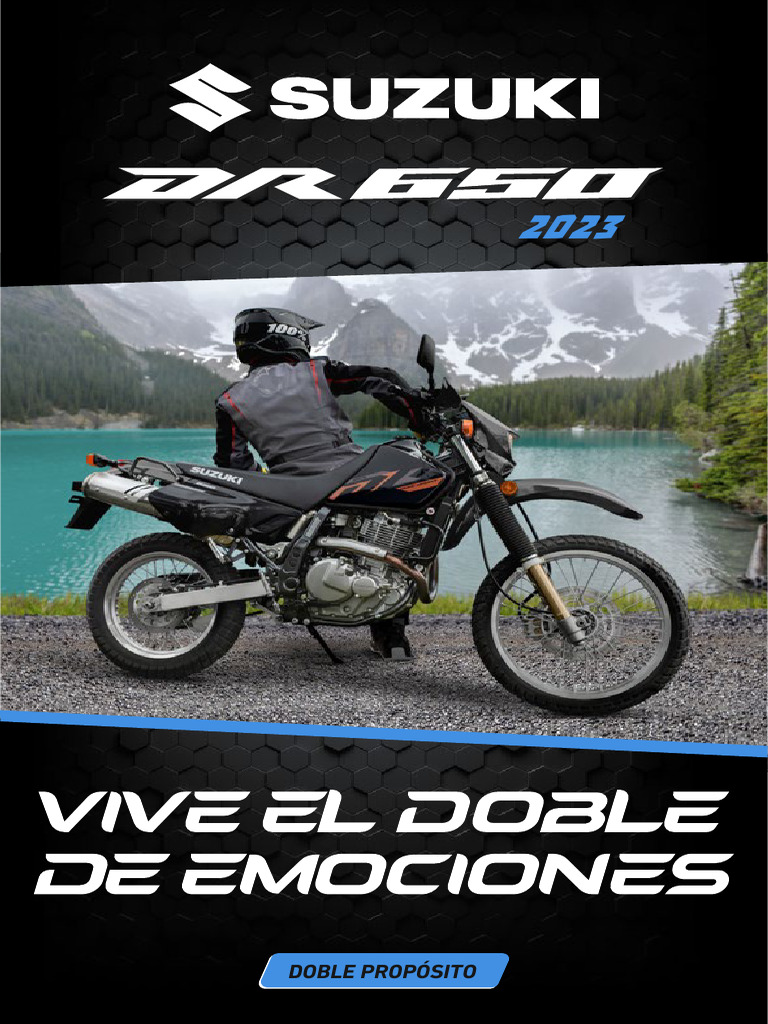Datasheet DR650 | PDF | Motocicleta | Vehículos de ruedas