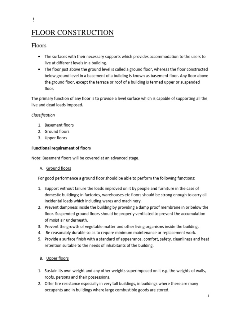 Floor Construction Pdf Home Garden