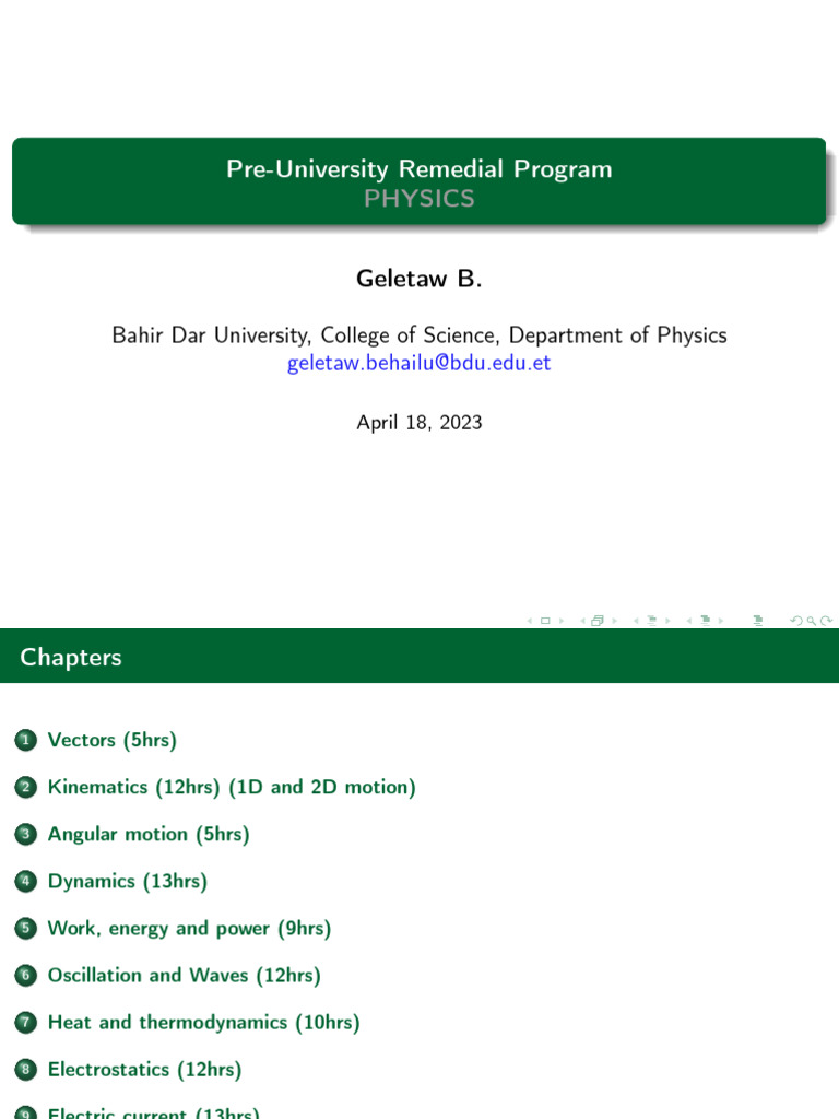 Physics Note | Download Free PDF | Acceleration | Euclidean Vector