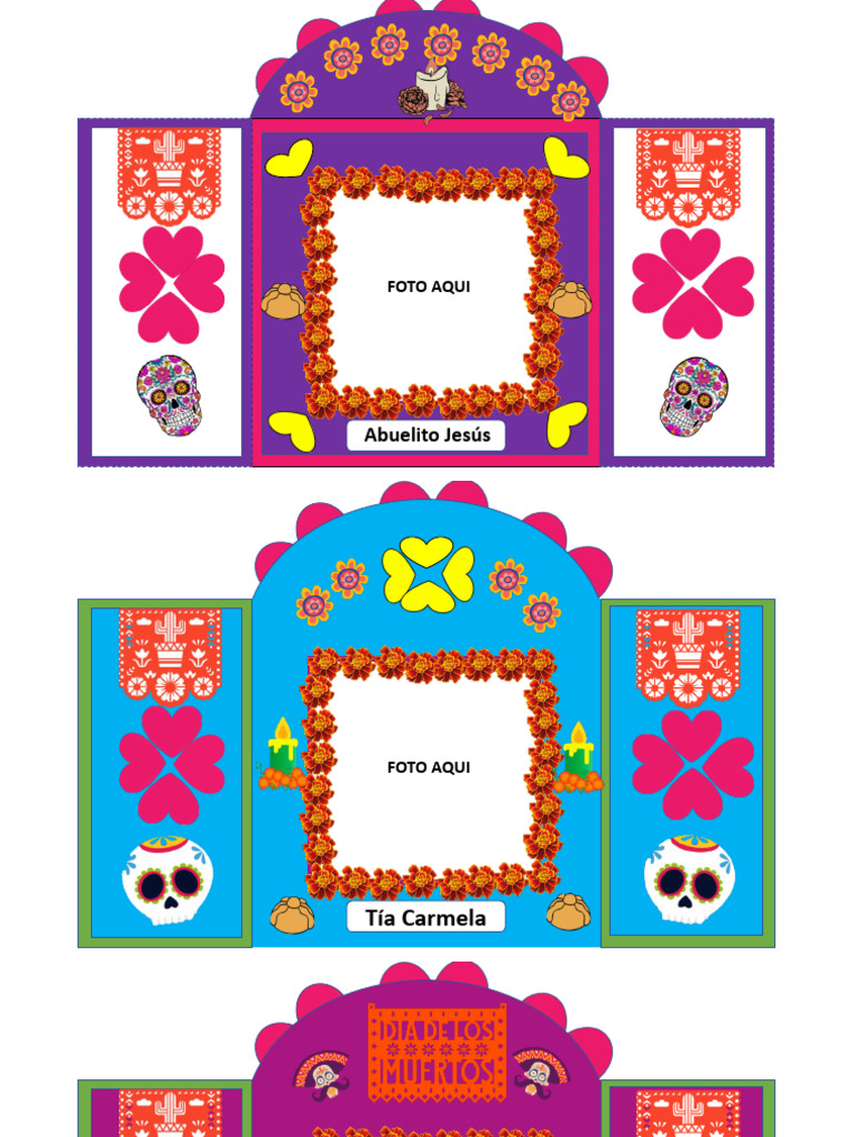 Kit 20 Nichos Dia de Muertos | PDF