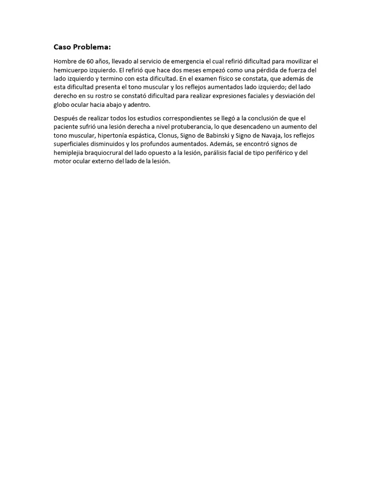 Sindrome de Millard-Gubler | PDF