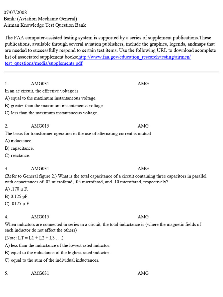 FAA General | PDF