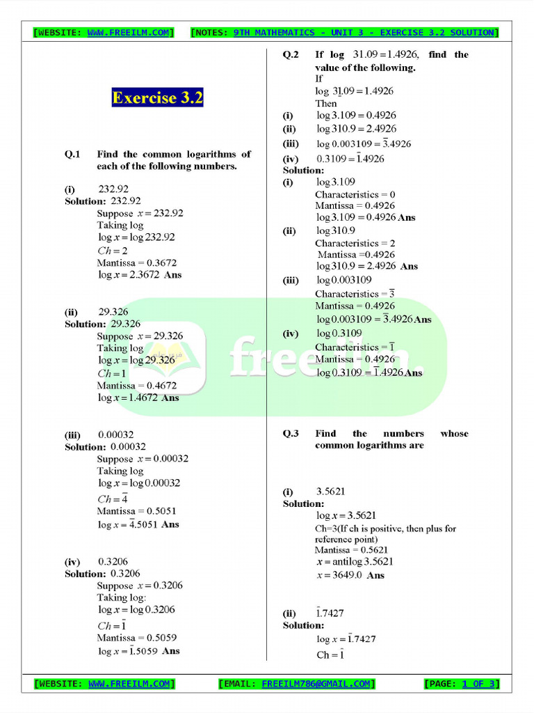9th Math Ch 3 Ex 3 2 Pdf