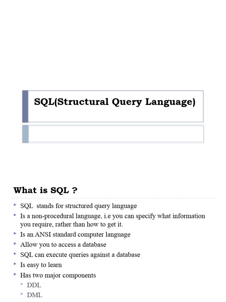 Databse Chapter 5 Sql 1 Pdf Relational Model Sql