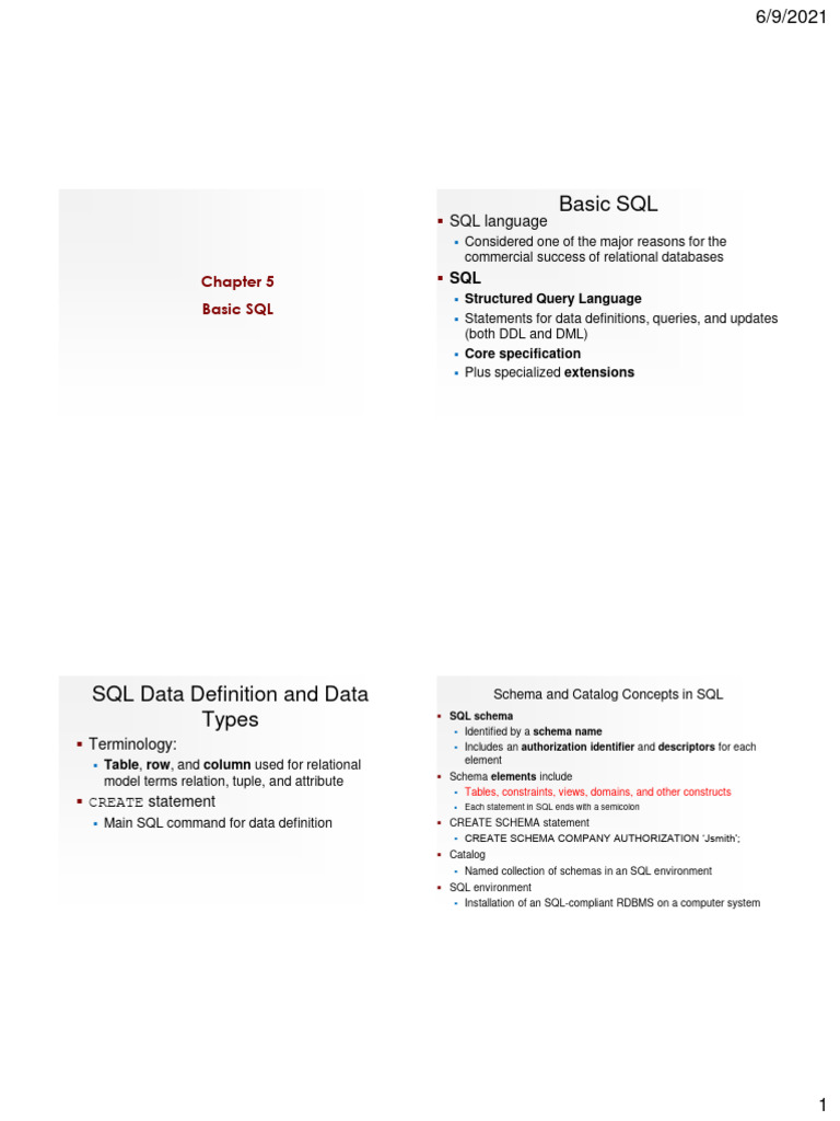 Database CH-5 | PDF