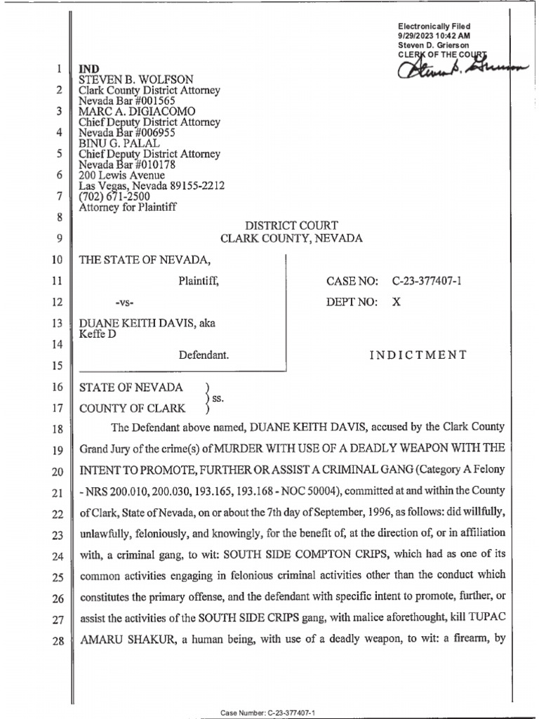 Davis, Duane Keith C377407 | PDF