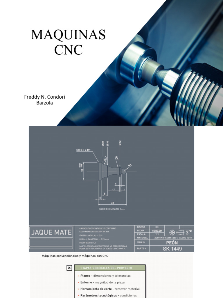 Maquinas CNC: Freddy N. Condori Barzola | PDF