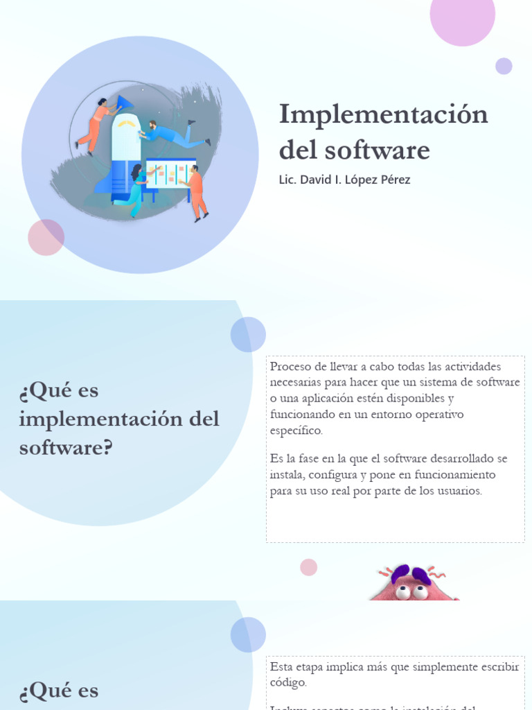 Implementación del software - Introduccion | PDF