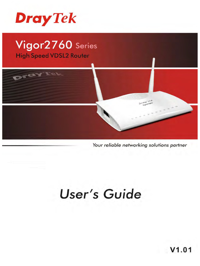 Datasheet DRAYTEK Vigor-2760 | PDF