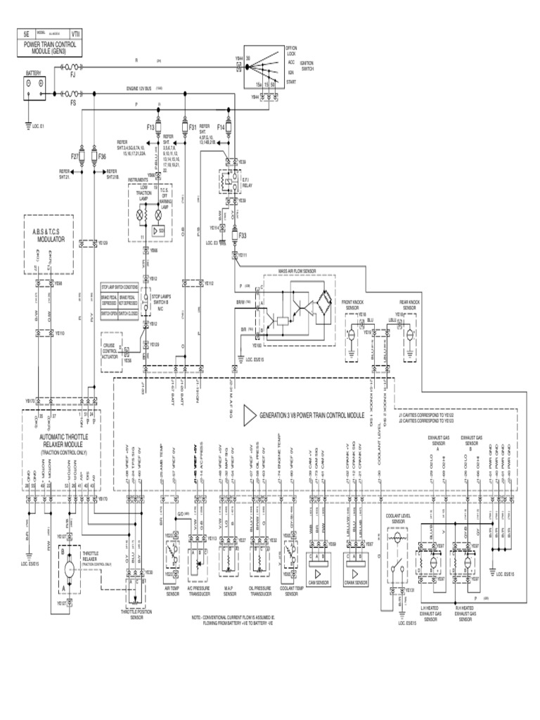 VT V8 GEN3 PCM Engine Wiring | PDF