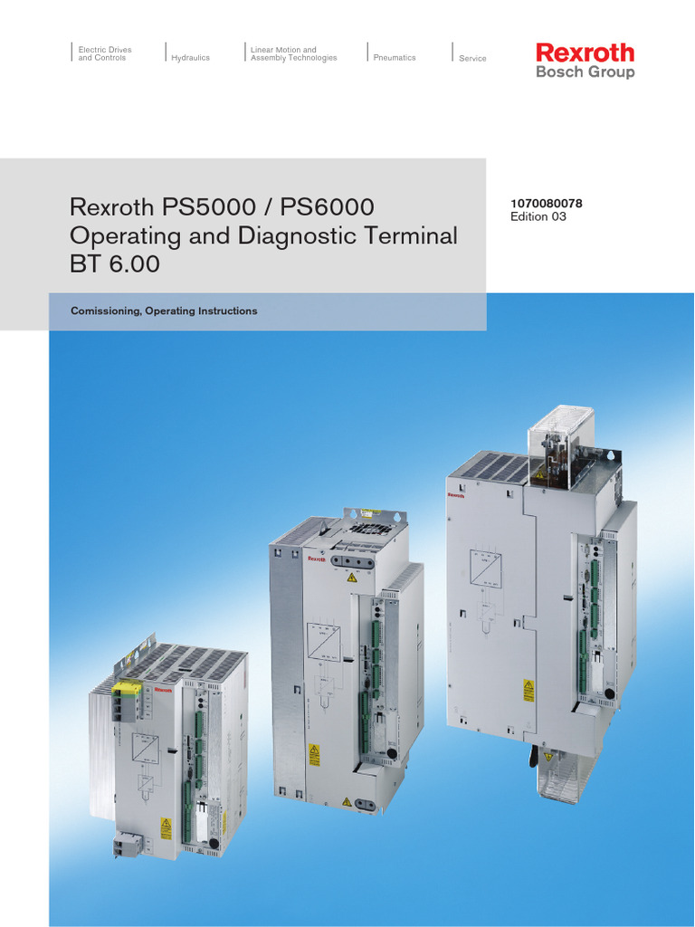 Rexroth ps5000 | PDF | Electrostatic Discharge | Safety