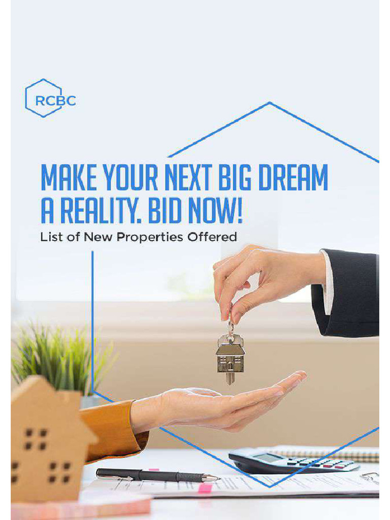 RCBC List of Properties For Online Auction As of Sep 2023 | PDF ...