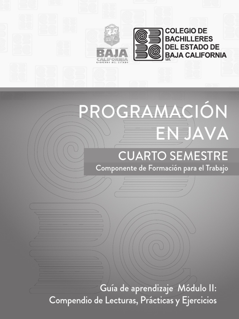 Programación en Java 4to. (19-1) | PDF