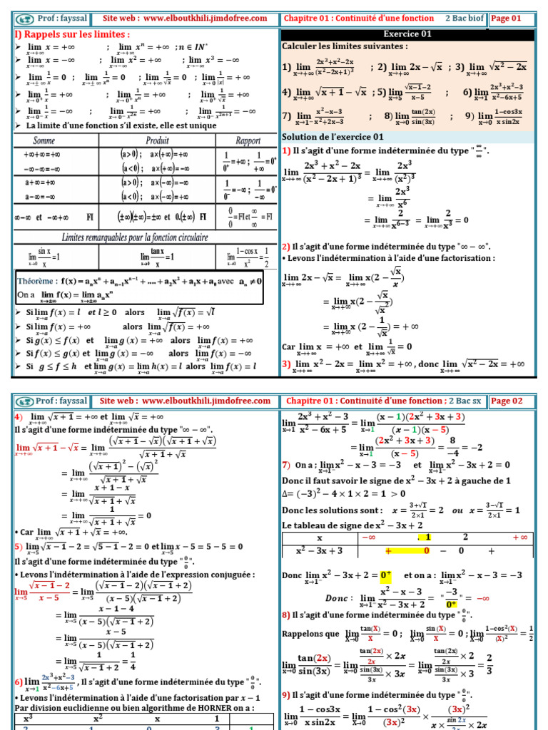 Cours1 SVT 2bac BIOF | PDF