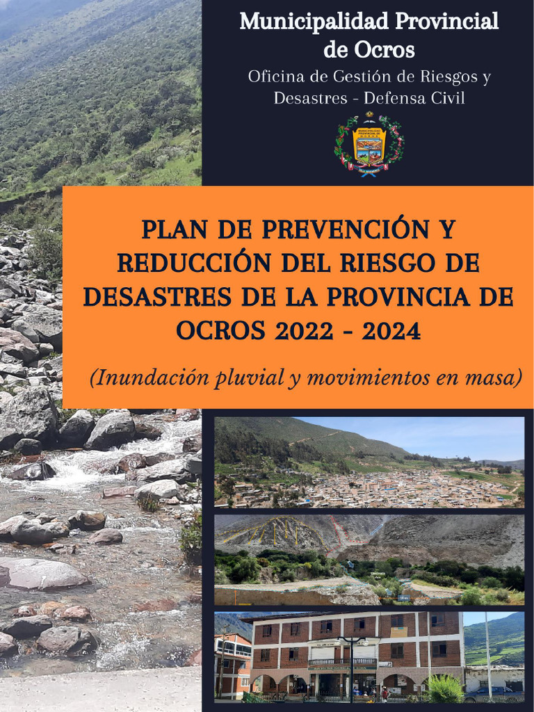 Plan de Prevencion y Reduccion Del Riesgo de Desastres Del Distrito de La Provincia de Ocros ...