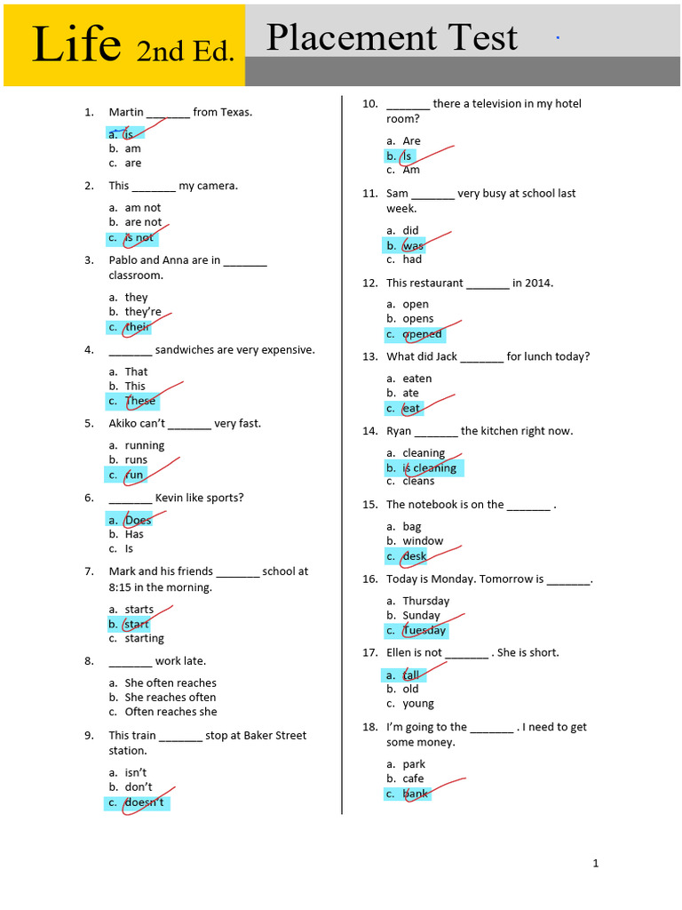 Full Placement Test (FPT) - Ana Paula, 29.03.23 1 | PDF | Internet Of ...
