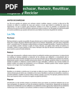 Guía de las 10 R para Sostenibilidad | PDF | Residuos | Sustentabilidad