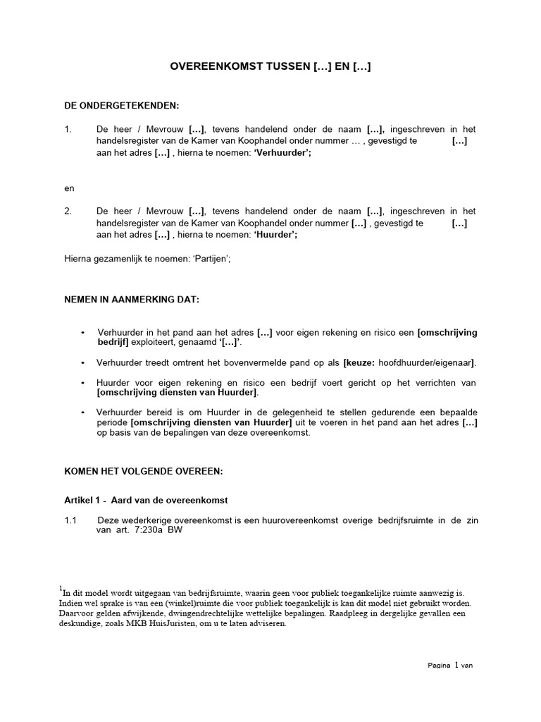 Overeenkomst Stoelverhuur 3 | PDF