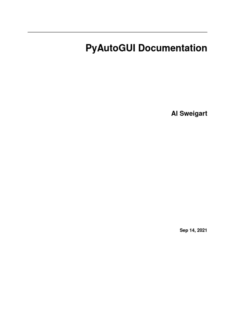 Pyautogui Pdf