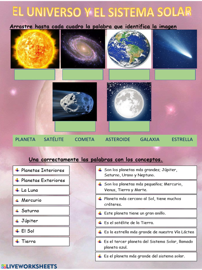 Planetas Interiores y Esteriores | PDF