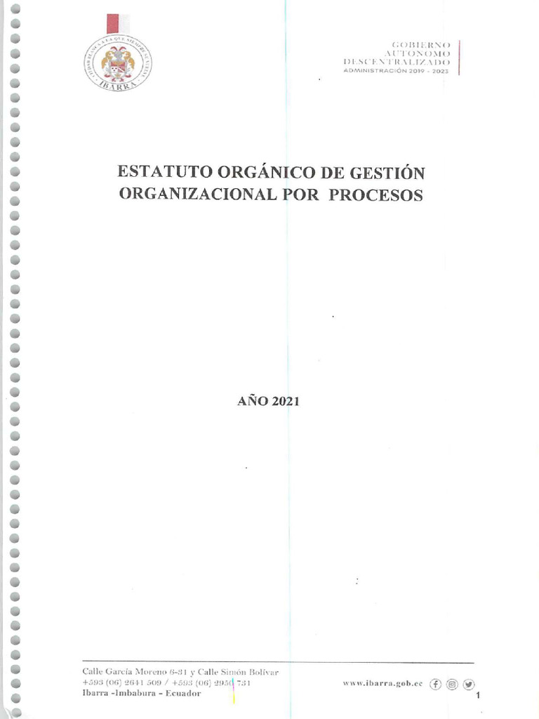 Estatuto Organico 05 | PDF Estatuto Organico 05 | PDF