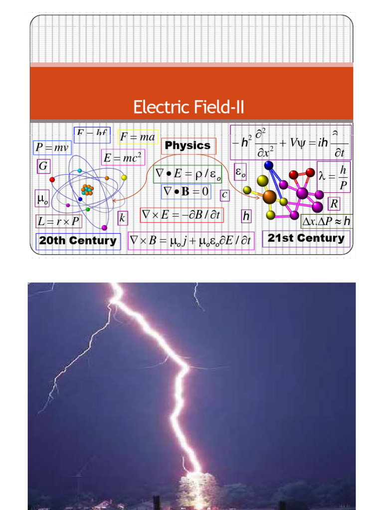 Electric Field-II | PDF | Physics | Applied And Interdisciplinary Physics