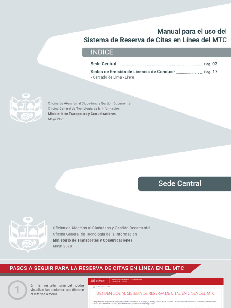 Manual Citas en Linea | PDF