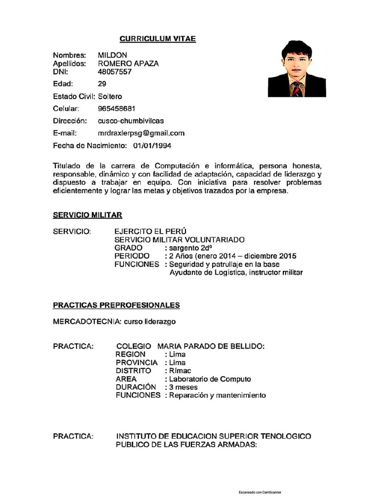 Cv-Romero Actualizado | PDF