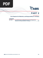 ABS Part 2 Materials and Welding | PDF | Surveying | Welding