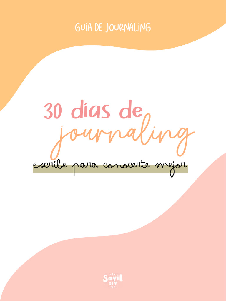 Guia de Journaling Sayildiy | PDF