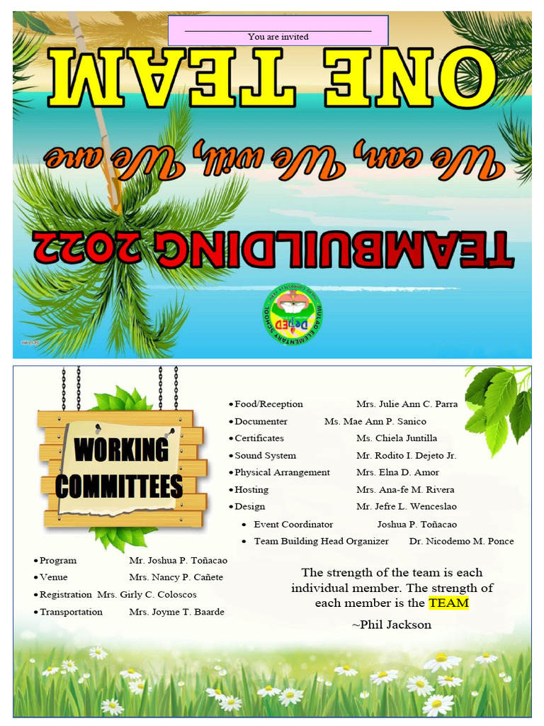 Teambuilding Program | PDF