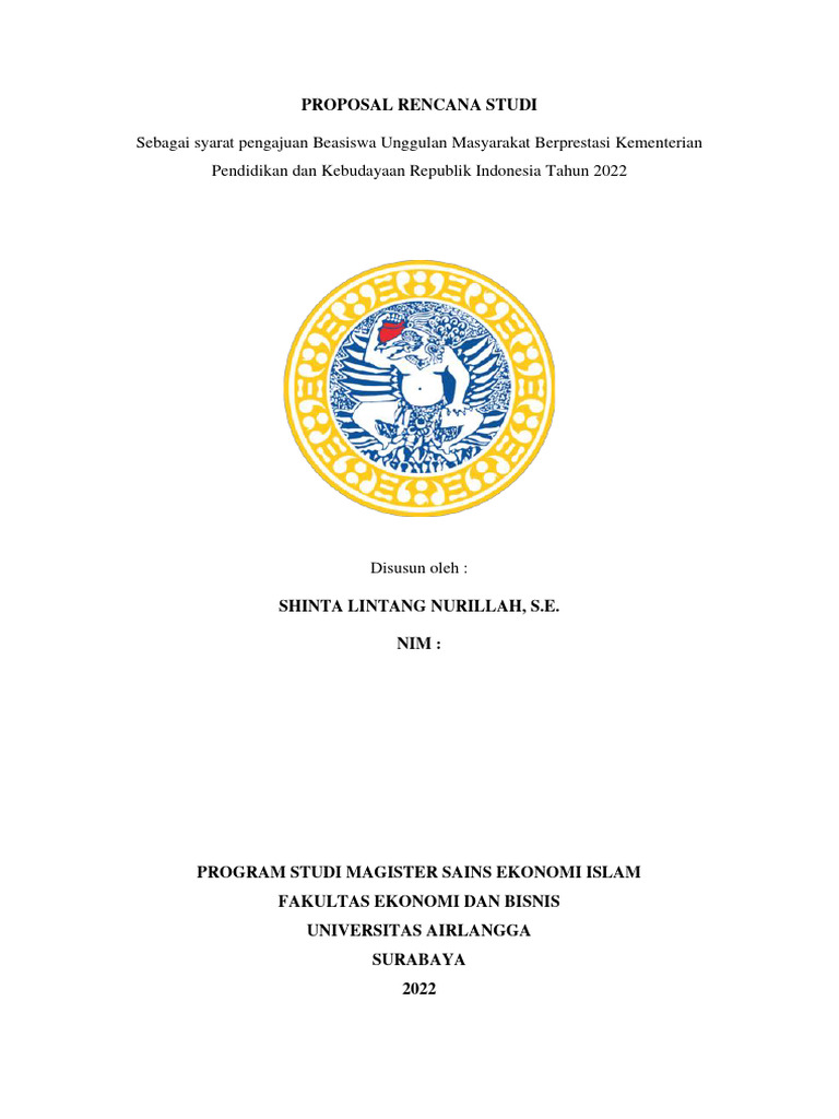 Proposal BU - Shinta Lintang 2022 | PDF | Seni