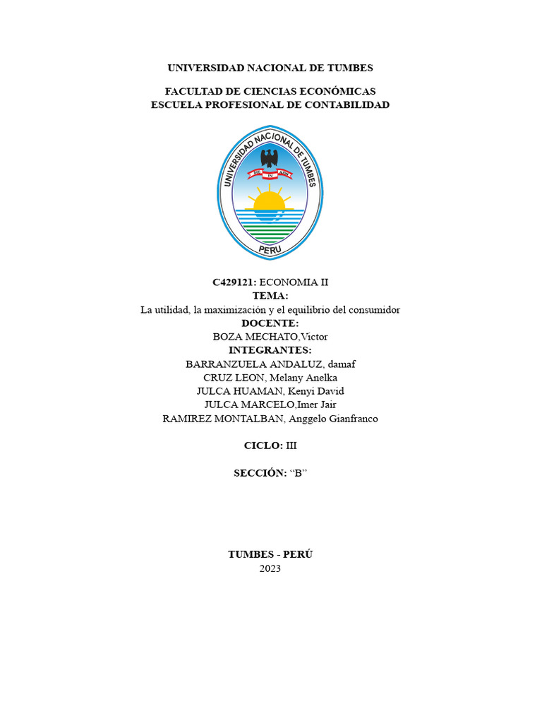 Economia Ii-Ciclo Iii | PDF