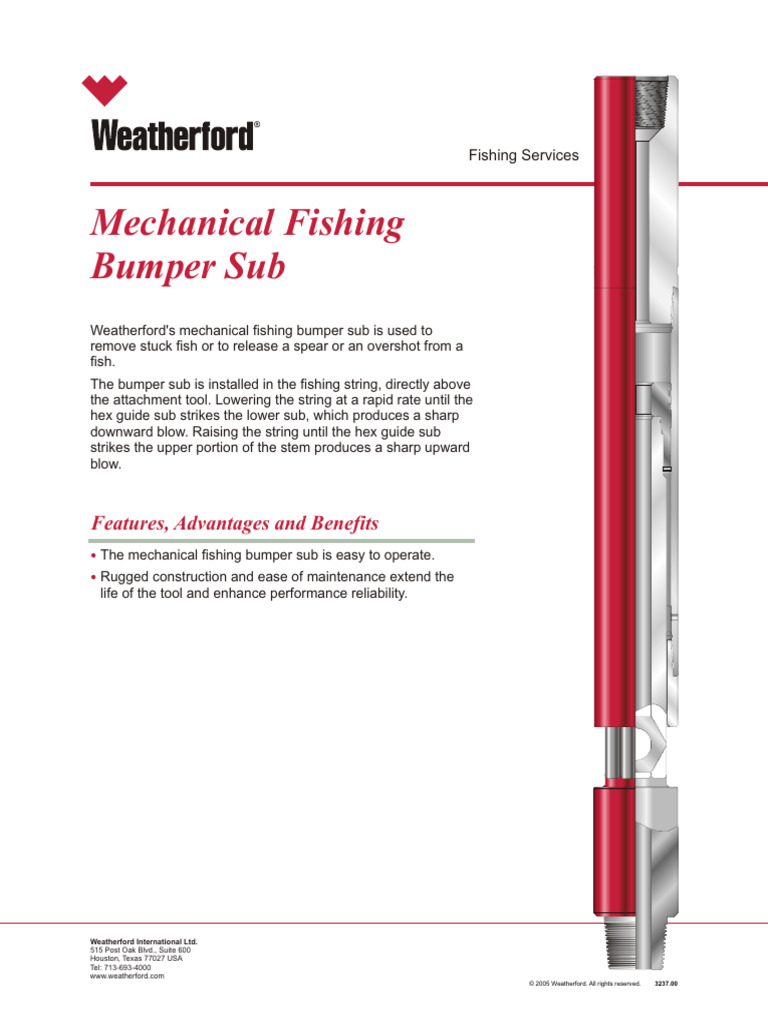 Technical Manual Mecanical Bumper Sub | PDF | Piston | Mechanical ...